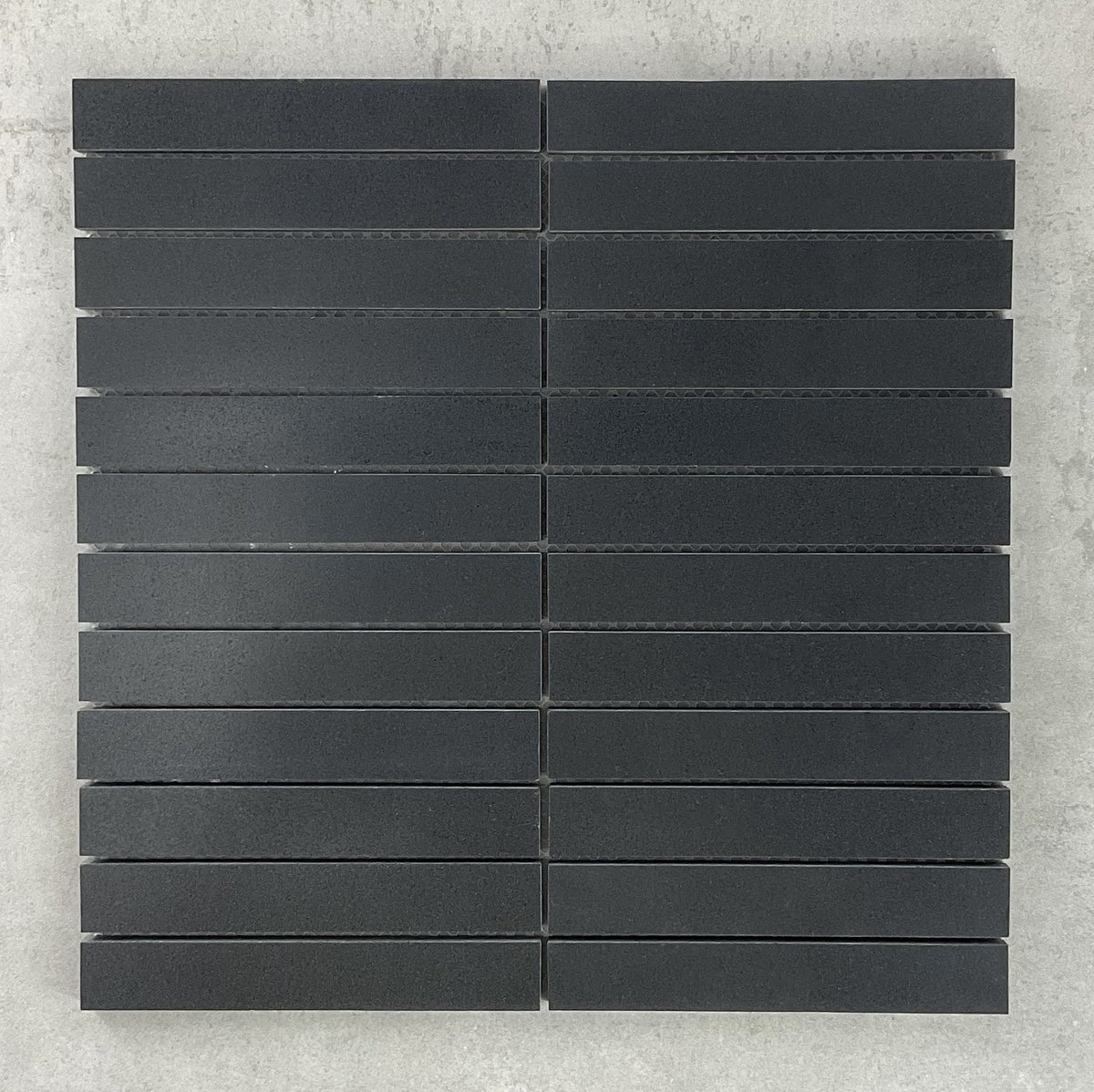 1" X 6" Stacked Basalt Marble (Honed Finish) Mosaic Wall And Floor Til ...