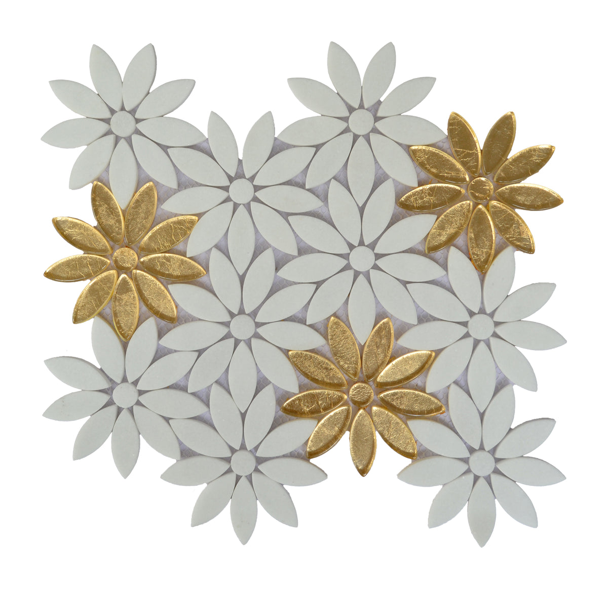 Daisy Marble Pattern– Mosaic Studio Inc