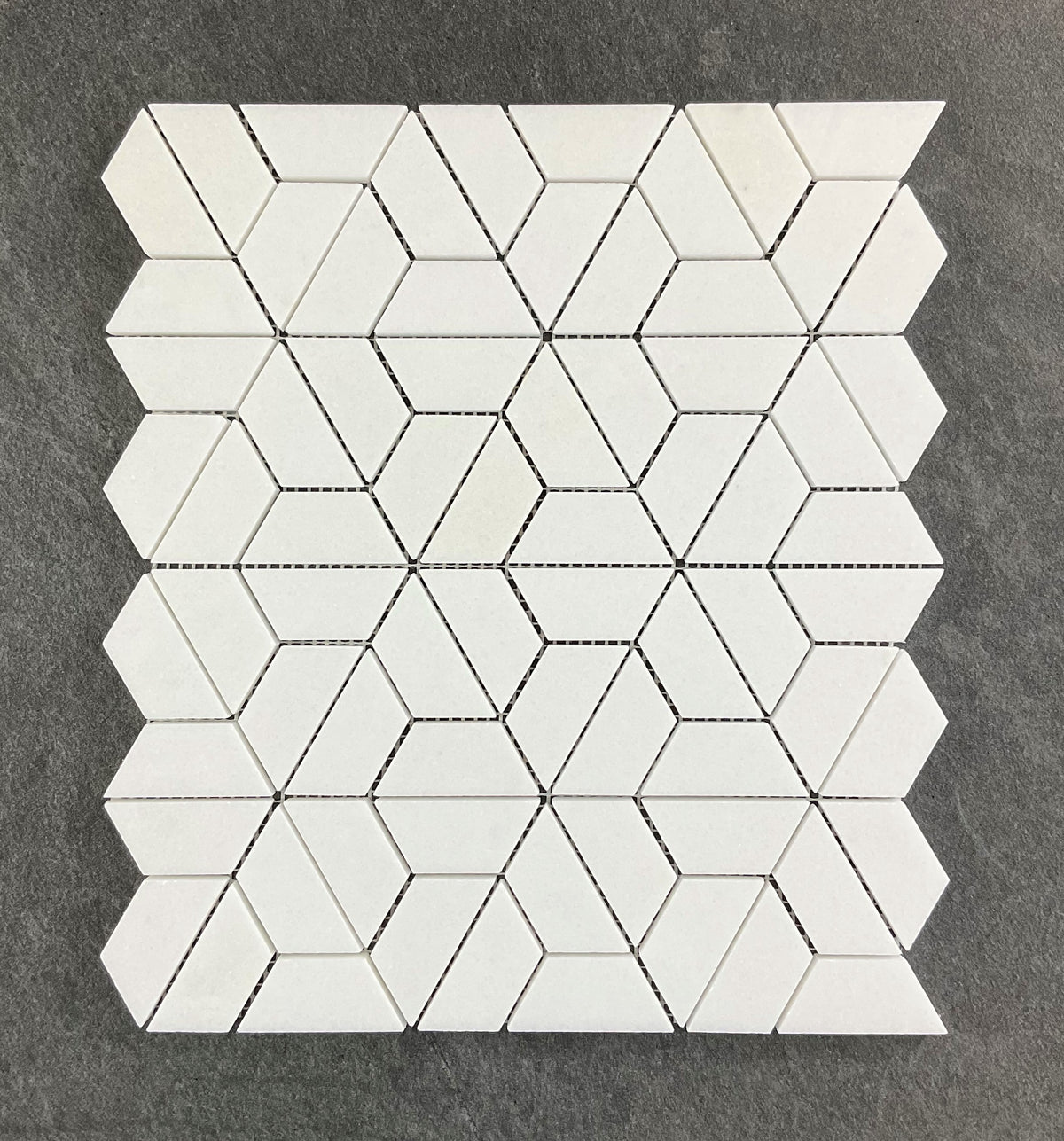 Thassos White - Natural Stone Pinwheel Mosaic Wall & Floor Tile– Mosaic ...