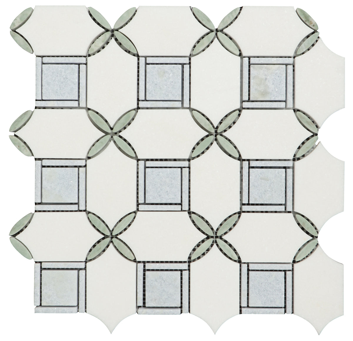 Water Jet - Novelty Marble Mosaic Wall & Floor Tile– Mosaic Studio Inc